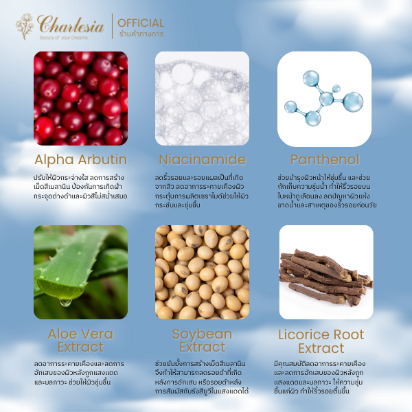 Charlesia Extra Sun Shield Cream Gel SPF50 PA+++ (ครีมกันแดด ชาร์ลีเซีย ...